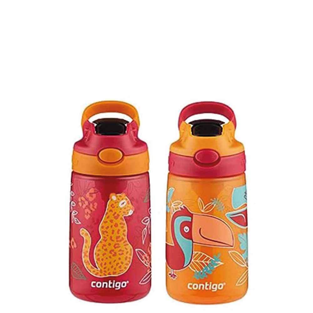 זוג בקבוקי ילדים CLEANABLE צ'יטה תוכי 420 מ"ל – SOHO. 100% Design Shop